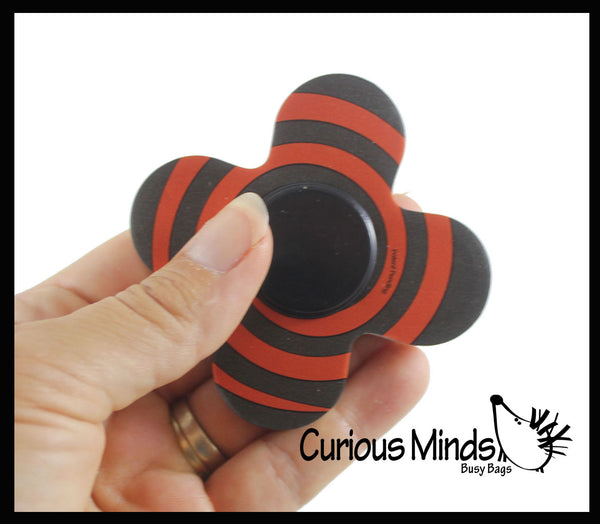 Eraser Fidget Spinner - 2 in 1 Fidget Toy - Bubble Popper Sensory Stre ...