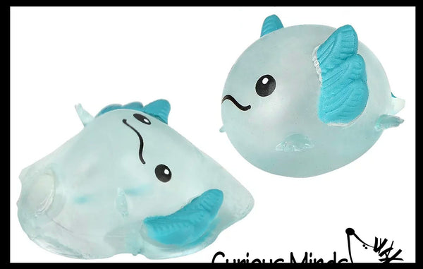 NEW - Axolotl Splat Ball - Water Filled Splat Stress Ball - Throw to M ...