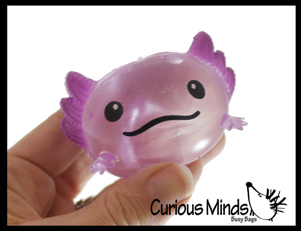 NEW - Axolotl Splat Ball - Water Filled Splat Stress Ball - Throw to M ...
