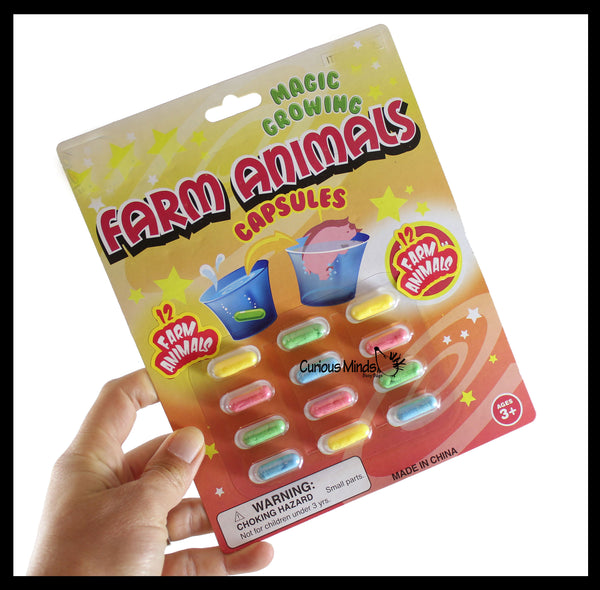 Sponge Capsules - Place in Water and Little Sponge Animals Come Out ...