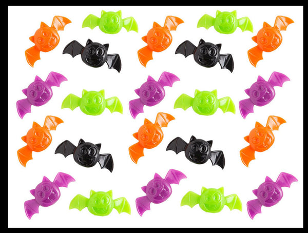 Stretchy Bats - Mini Gummy Sticky Bat Toys - Halloween Party Favor Pri ...