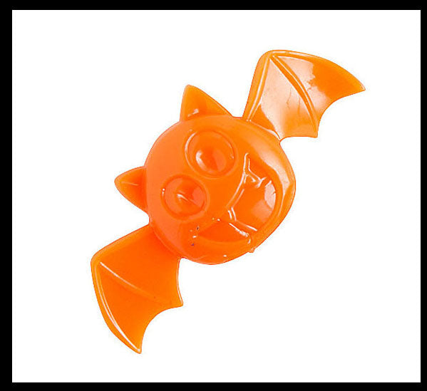 Stretchy Bats - Mini Gummy Sticky Bat Toys - Halloween Party Favor Pri ...