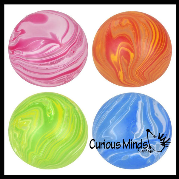 Marble Swirl Sugar Ball - Thick Glue/Gel Syrup Molasses Stretch Ball ...