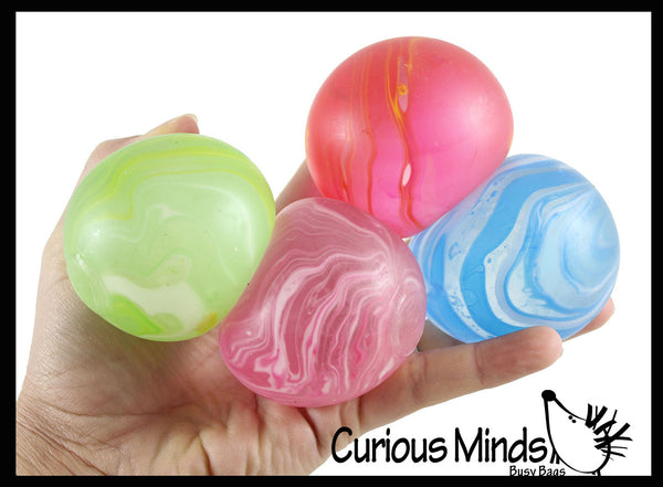 Marble Swirl Sugar Ball - Thick Glue/Gel Syrup Molasses Stretch Ball ...