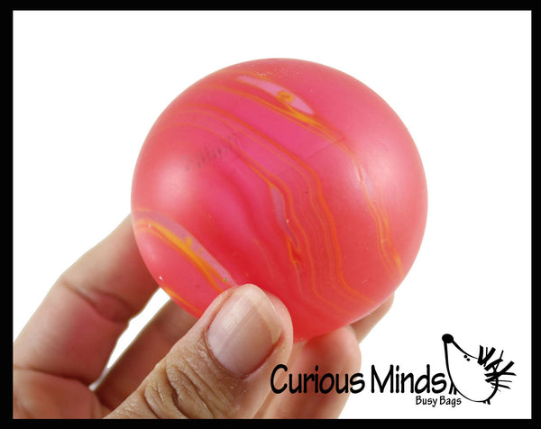 Marble Swirl Sugar Ball - Thick Glue/Gel Syrup Molasses Stretch Ball ...