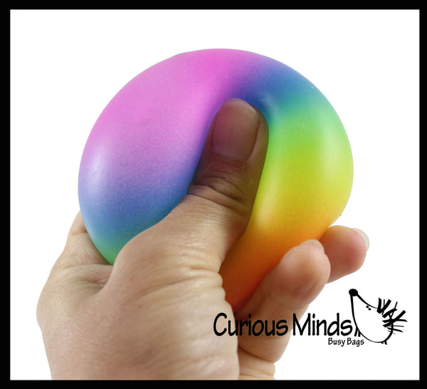 Rainbow Sugar Ball - Thick Glue/Gel Syrup Molasses Stretch Ball - Ultr ...