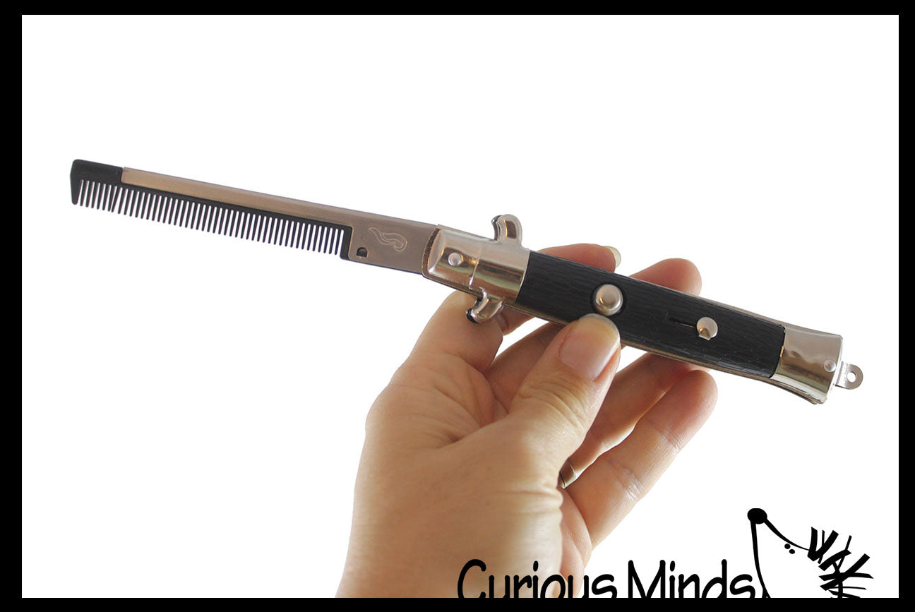 Switchblade Comb - Fun Novelty Pocket Knife Comb - Retro Toy | Curious ...