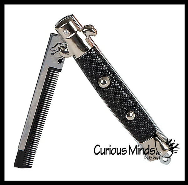 Switchblade Comb - Fun Novelty Pocket Knife Comb - Retro Toy | Curious ...