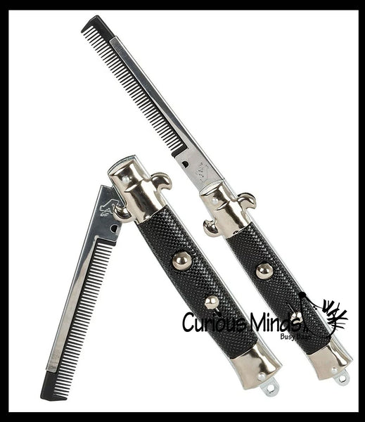 Switchblade Comb - Fun Novelty Pocket Knife Comb - Retro Toy | Curious ...