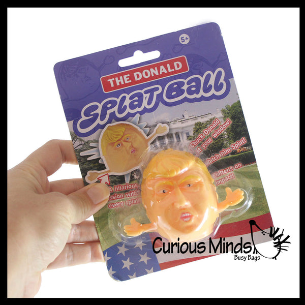 Donald Trump Splat Ball - Novelty Toy | Curious Minds Busy Bags