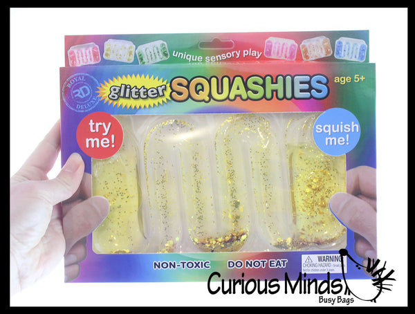 NEW - Squishy Water Tube Fidget Toy - Push Goo Through Maze Tube - Sen ...