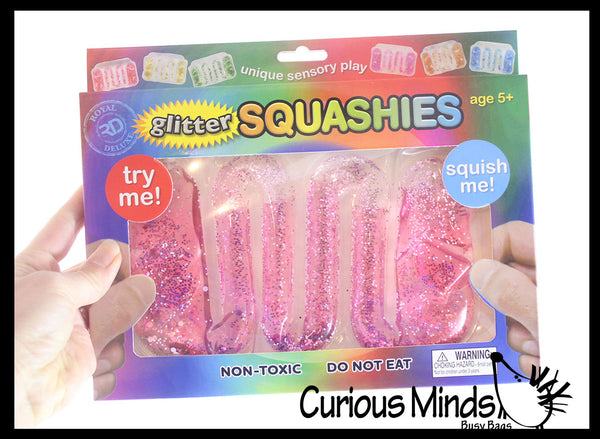 NEW - Squishy Water Tube Fidget Toy - Push Goo Through Maze Tube - Sen ...