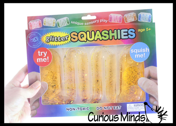 NEW - Squishy Water Tube Fidget Toy - Push Goo Through Maze Tube - Sen ...