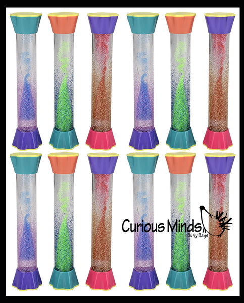 NEW - Double Glitter Filled Liquid Dripping Stick Timer Drip Down and ...