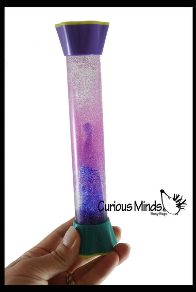 NEW - Double Glitter Filled Liquid Dripping Stick Timer Drip Down and ...