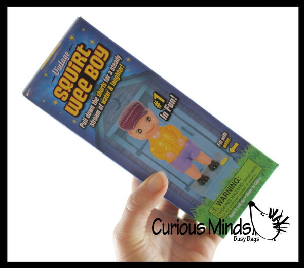 NEW - Wee Boy - Funny Peeing Boy Squirt Gun - Pull Down Shorts to Pee ...