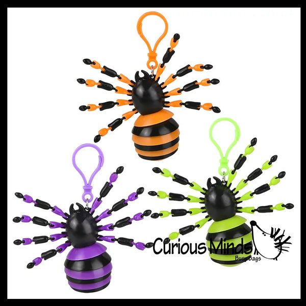 NEW - Wiggle Spider Fidget - Wiggle Articulated Jointed Moving Hollowe ...