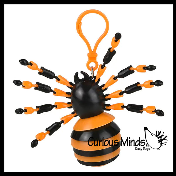 NEW - Wiggle Spider Fidget - Wiggle Articulated Jointed Moving Hollowe ...