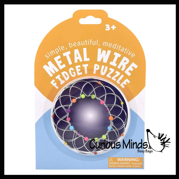 Wire Infinity Flower Magic Endless Folding Fidget Toy - Flip Over and ...