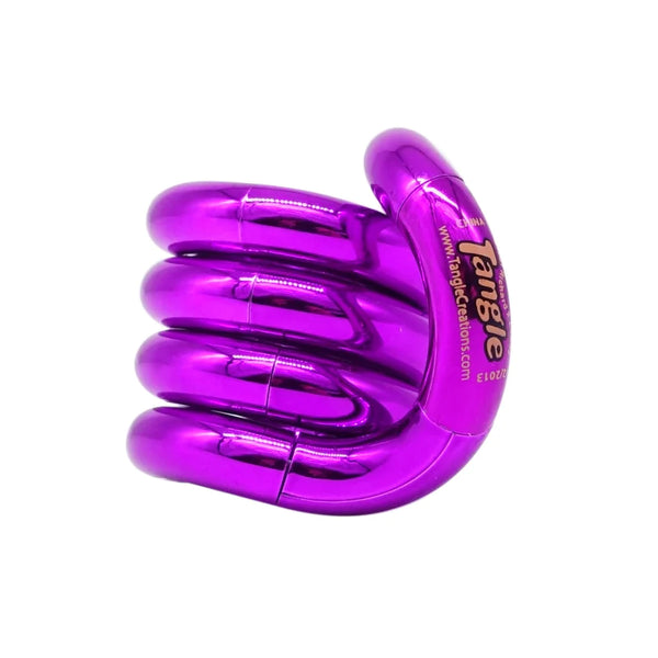 Tangle Jr Metallics Fidget Toy - Bendable Connected Curved Fun Fidget ...
