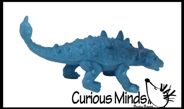 Tiny Stretchy Dinosaurs Animal - Sensory Fidget Toy - Dino Party Favor ...