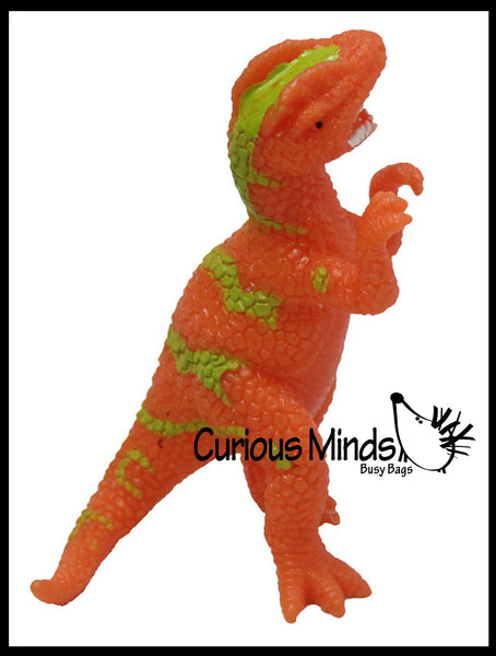 Tiny Stretchy Dinosaurs Animal - Sensory Fidget Toy - Dino Party Favor ...