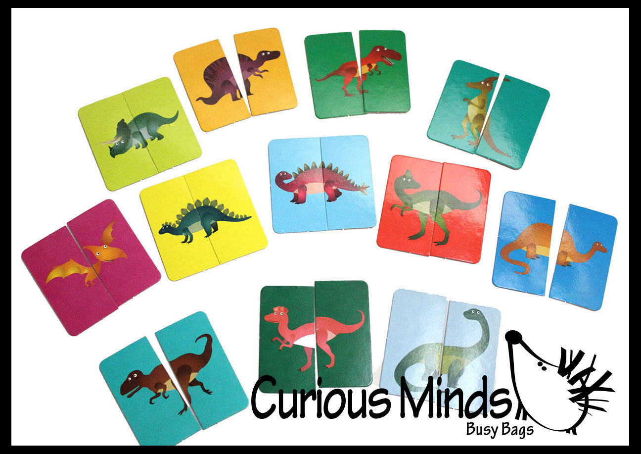 LAST CHANCE - LIMITED STOCK - 12 Mini 2-Piece Puzzles - Beginner Puzzl ...