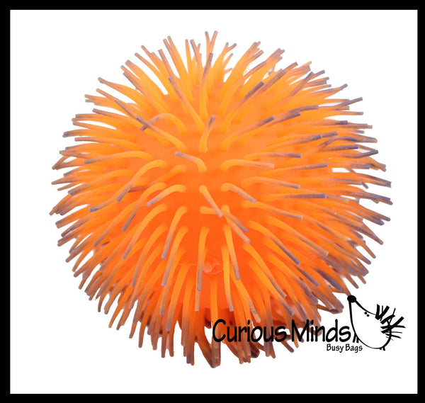 6" Puffer Ball - Indoor Soft Hairy Air-Filled Sensory Ball | Curious ...