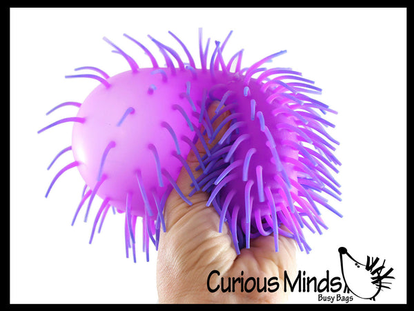 6" Puffer Ball - Indoor Soft Hairy Air-Filled Sensory Ball | Curious ...