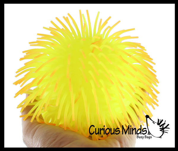 6" Puffer Ball - Indoor Soft Hairy Air-Filled Sensory Ball | Curious ...