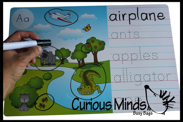 LAST CHANCE - LIMITED STOCK - Alphabet Seek and Find Dry Erase & Wipe ...