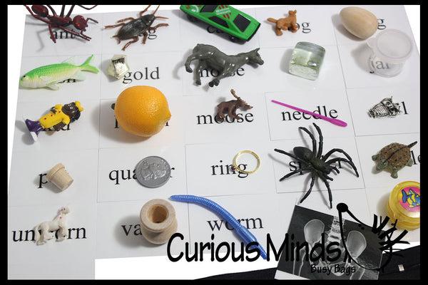 Alphabet Objects - Beginning Letter Sounds Set 1 - Alphabet miniatures ...