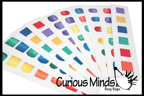 Large Chunky Wood Lacing Bead Busy Bag with Pattern Cards - Perfect fo ...