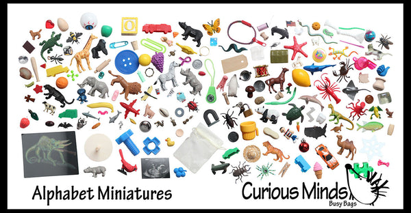 Objects Only - Montessori Alphabet Objects - Master Pack - Lot with Pi ...