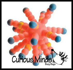 Atom Ball - Wiggly Jiggly Squishy Fidget Ball | Curious Minds Busy Bags