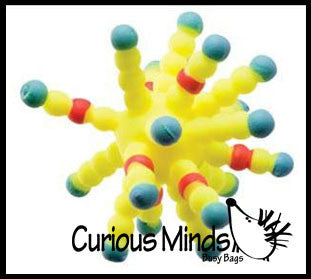 Atom Ball - Wiggly Jiggly Squishy Fidget Ball | Curious Minds Busy Bags