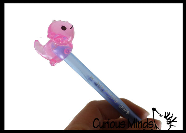Axolotl Pencil Topper - Cute Axolotyl Animal for On Top of Pencils - D ...