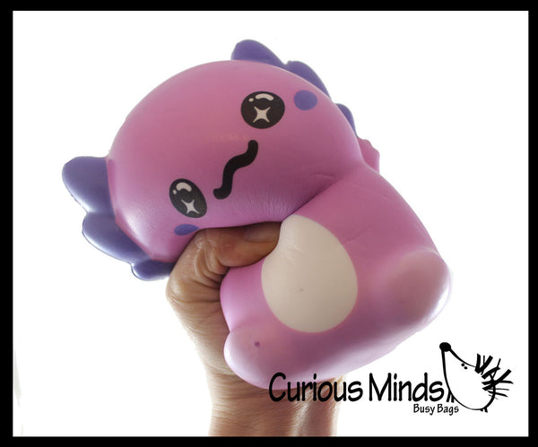 Axolotl Family - Set of 3 Different Sizes Slow Rise Squishy Toys - Mem ...