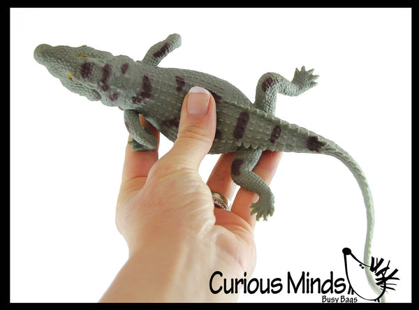 Alligator Stretchy and Squeezy Toy - Crunchy Bead Filled - Fidget Stre ...