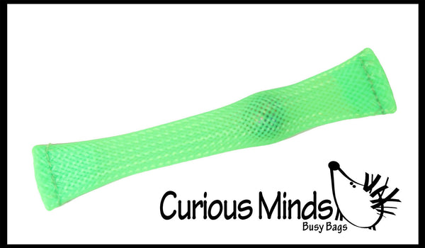 Mesh Tube and Marble Fidget Toy | Curious Minds Busy Bags