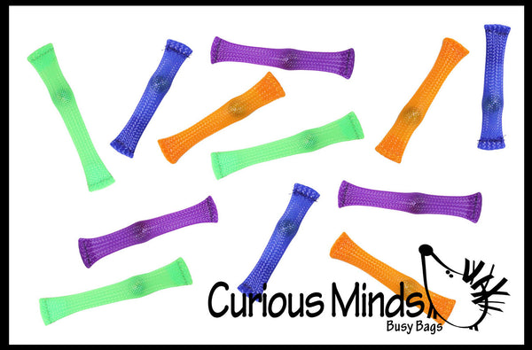 Mesh Tube and Marble Fidget Toy | Curious Minds Busy Bags