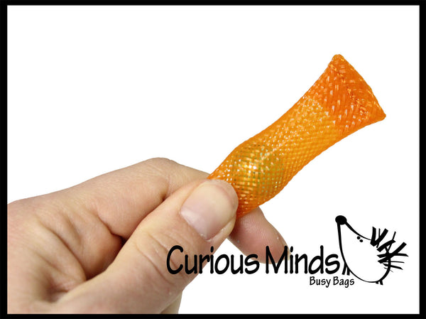 Mesh Tube and Marble Fidget Toy | Curious Minds Busy Bags