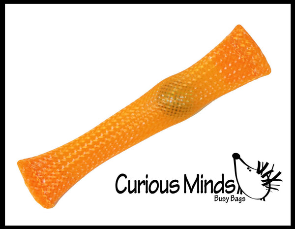 Mesh Tube and Marble Fidget Toy | Curious Minds Busy Bags