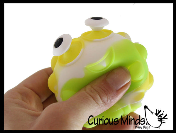 LAST CHANCE - LIMITED STOCK - Bubble Ball With Pop Out Eyes - Bubble P ...