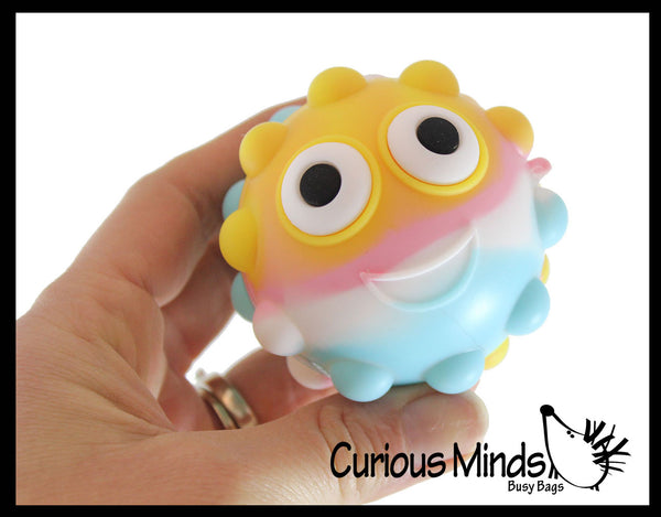LAST CHANCE - LIMITED STOCK - Bubble Ball With Pop Out Eyes - Bubble P ...