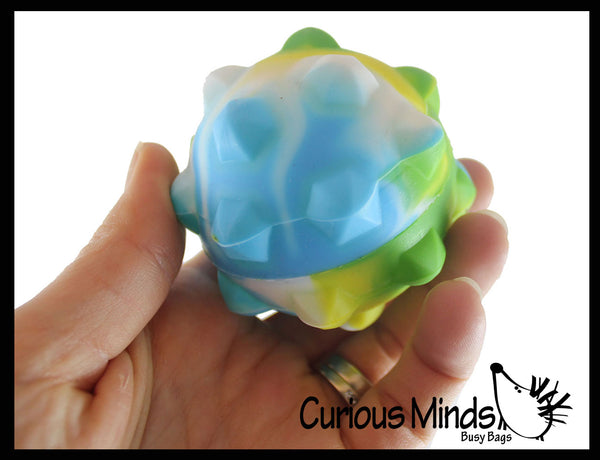 BULK - WHOLESALE - SALE - Bubble Pop Ball - Bubble Poppers on Ball Squ ...