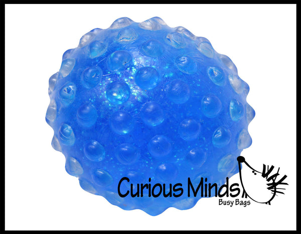 Bumpy Gel Filled Squeeze Stress Ball - Sensory, Fidget Toy | Curious Minds Busy Bags