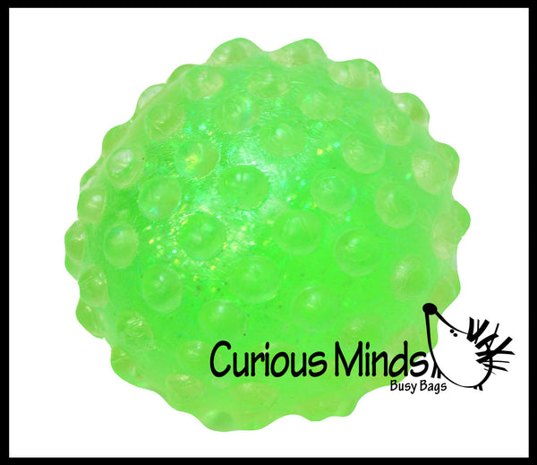Bumpy Gel Filled Squeeze Stress Ball - Sensory, Fidget Toy | Curious Minds Busy Bags