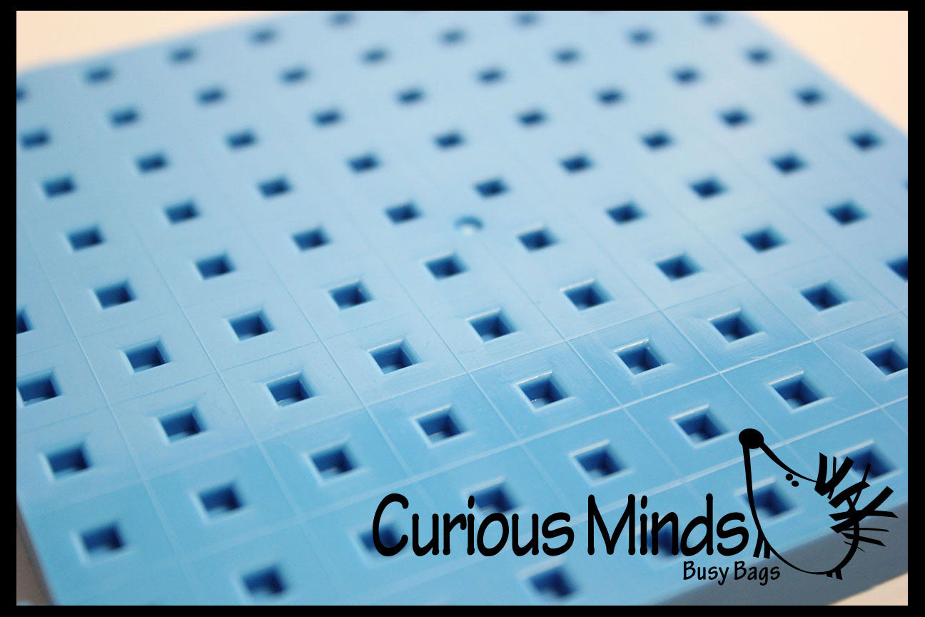 Snap Block - Interlocking Cubes and Building Base - Constructive Build ...