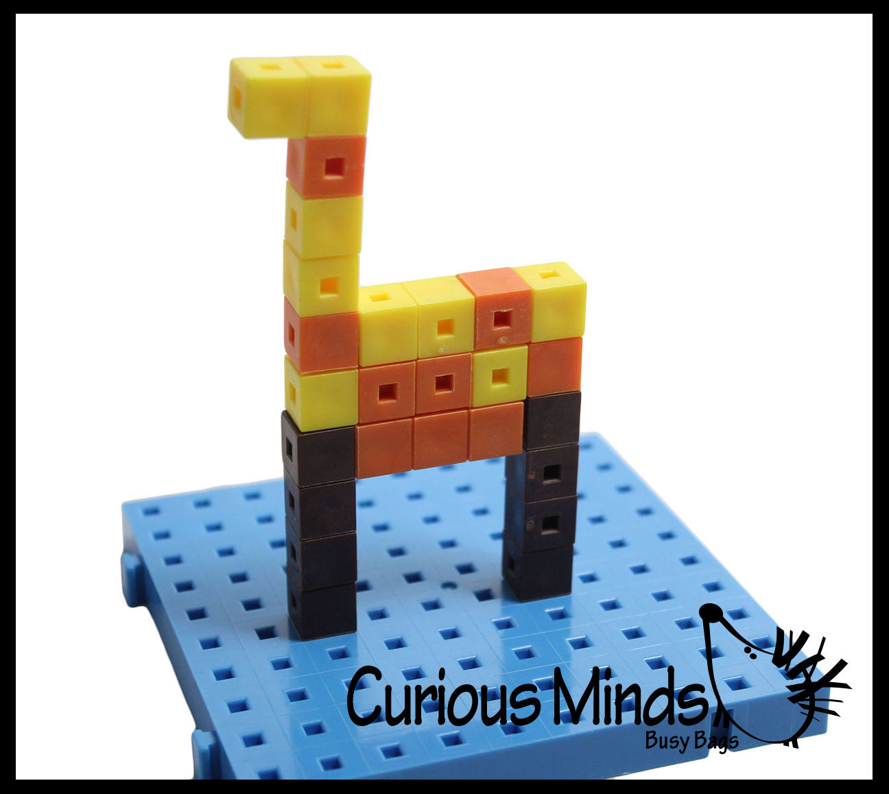 Snap Block - Interlocking Cubes and Building Base - Constructive Build ...